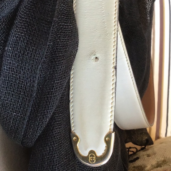 Gucci | Accessories | Vintage Gucci Leather Reversible Belt Camel Cream ...